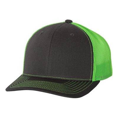 Cina Gorras mette in mostra 6 pannelli soppressione il camionista verde normale Mesh Caps in vendita