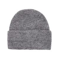 China Unisex Wool Acrylic Knit Beanie Cap Custom Logo Embroidery Adult Size for sale