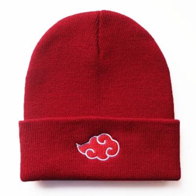 China Custom Cloud Design 56cm Knit Beanie Hats Soft Wear for sale