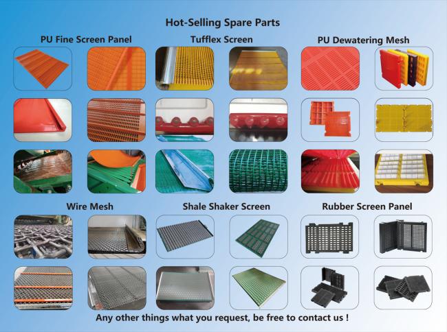 Custom rubber screen panel manufacturing