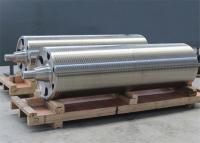 China Paper Machine Grooved Press Roll 2000m/min Cast Iron Rubber Sizing Roller for sale