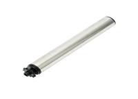China Covered Rubber 300mm Steel Conveyor Rollers with Automatic Steering for Warehouse Logistics Systems for sale