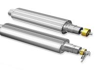 China Industrial Heating Material Handling Rollers with Epoxy Resin Construction for Printing Applications for sale
