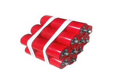 China Corrosion Resistant Lightweight Rubber Disc Return Roller With Multi Labyrinth Seal For Mining Conveyor for sale