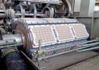China Paper Pulp Semi-Automatic Egg Tray Machine 1000-5000pcs/h with Dryer for sale