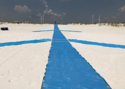 Heat Resistant Roll Out Polyester Mat For Beach Access