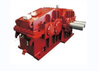 China Bevel Helical Gearbox for Rubber Open Mill 2 Output Shafts Heavy Load for sale