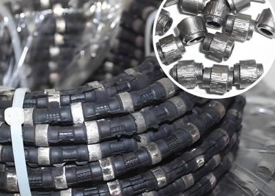 China Perle per seghe a filo diamantate sinterizzate sottovuoto antiusura for sale