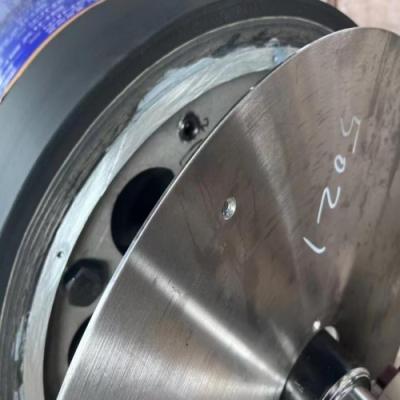 China 45# Steel CFRP Carbon Fiber Contact Roller EPDM Rubber Coated for High Speed Winder and Slitter with Maximum Diameter 1300mm and Length 13000mm for sale