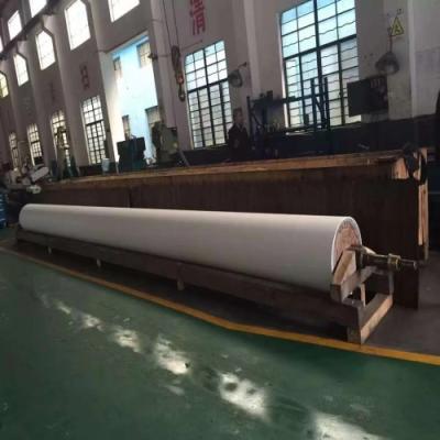 China Synthetic Rubber Coated Roller with Maximum Speed 3000m/min for Copper Foil Industry Acid and Alkali Resistant for sale
