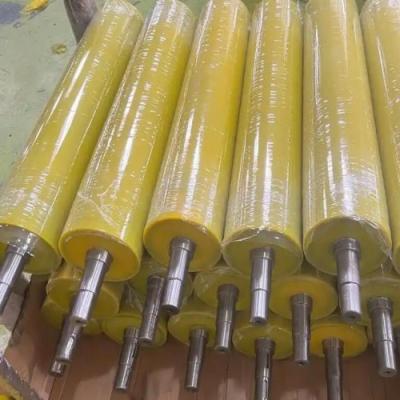 China Durable Silicon Rubber Coated Rubber Roller for Coating Industry with 13000mm Maximum Face Length and 3000m/min Maximum Speed for sale