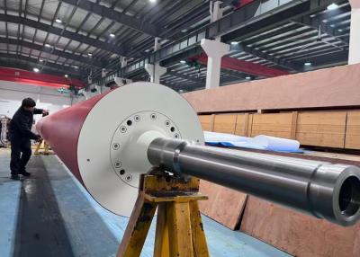 China Smooth Surface Rubber Roller for Plastic Film Industry for sale