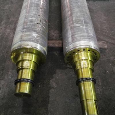 China Hard Chrome Corrugating Roller with HRC60-62 Hardness and 48CrMo Alloy Steel for Longer Using Life for sale