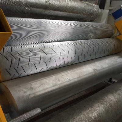 China Tungsten Carbide Coated Corrugated Roller 48CrMo Alloy Steel for sale