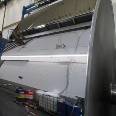 China BOPP Film Production Line Chill Roller with Double Shell Construction and High Efficiency Heat Exchange for sale