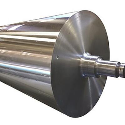 China Hard Chromium Plated Cooling Roller for Plastic Sheet Extrusion with Temperature Difference ≤0.5 Degrees and Hardness HRC62 for sale