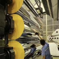 China 45# Steel Flow Channel Calender Roller HRC 65 for Plastic Sheet Processing for sale