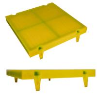 China Polyurethane Screen Panel 30mm 40mm 50mm High Wear Resistance Linear Vibrating for sale
