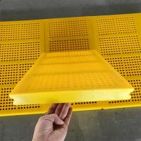 China WS85 Polyurethane Screen Plate MDI Material Anti-Blocking 30mm 40mm 50mm Thickness Mining Quarry for sale