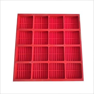 China 30mm Thickness Polyurethane Screen Mat with Thermal Stability and Energy Efficiency for Mining Applications for sale