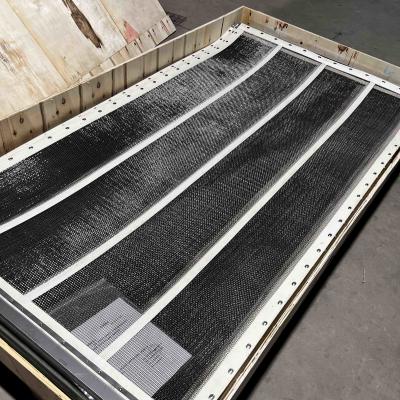 China 316SS Stainless Steel Grommet Screen with PU Strip Reinforced for 30% Larger Open Screening Area for sale