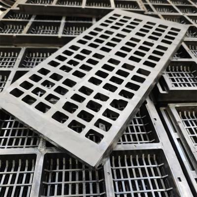 China 20*5mm Opening Size SELM Type Flexible Edge Rubber Screen Panel with Vibration Noise Reduction and High-Wear Rubber + Steel Frame for sale