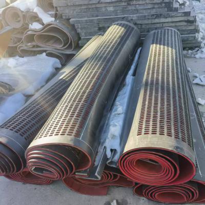 China 1.25m Rubber Screen Panel 6mm Thickness for Wet Coal Screening with Imported Thai Rubber for sale