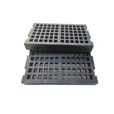 China 70 Shore Hardness Rubber Screen Panels with Steel Frame for ISO 14001-certified Dewatering Applications for sale