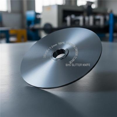 China 240×32×1.2mm 100% Tungsten Carbide Slitter Knife for BHS Slitting Machine for sale