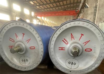 China Cast Iron High Security Dryer Cylinder for Papermaking with Ra 0.1-0.4 Roughness and 500-1200m/min Speed for sale