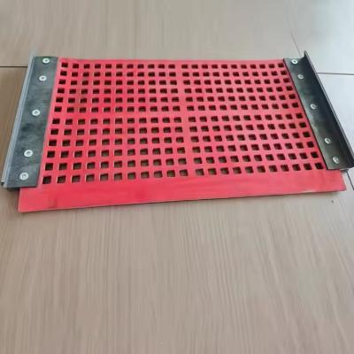 China High Anti-Abrasion Round Shape Rubber Screen Mat for Dry Screening and Self-Cleaning for sale