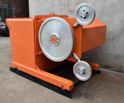 China 55kw Permanent Magnet Rail-Mounted Wire Saw Used In Marble And Granite Quarries Mining for sale