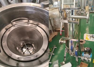 China Polishing Self-Cleaning Internal Scraper Filter Housing For Soymilk Filtration for sale
