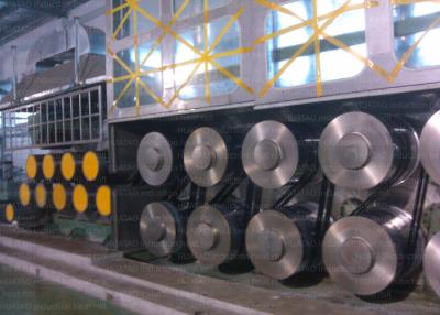 China Linear Speed  Max 5000m  Minmax 500m/Min Induction Heating Roller Godet Roller Max 420℃ for sale