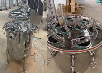 China Multi Bag Filter System 4 Bags For Printing Ink Industrial Coating for sale