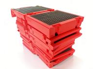 China Qualified High Drainage Efficiency Polywedge Screen Panels with 91 Shore A Polyurethane Frame for sale