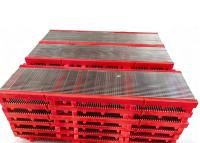 China Qualified High Drainage Efficiency Polywedge Screen Panels with 91 Shore A Polyurethane Frame for sale