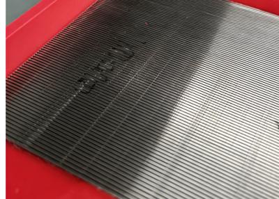 China Wear Resistant Polyurethane Edging Stainless Steel 316L Wedge Wire Screen Panel for Coal Dewatering for sale