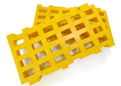 China Trell-ex PS 305x305mm Polyurethane Modular Screen Media with Steel Reinforcement ASTM for sale