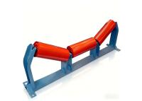 China Bulk Material Handling Rubber Disc Conveyor Support Roller for sale
