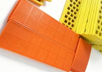 China Polyurethane Impact Screen Panel with Steel Frame Core for Heavy Loading for sale