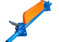 China Polyurethane Conveyor Belt Cleaner Blue Blade Efficient Carryback Removal System for sale