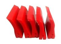 China Polyurethane Conveyor Belt Cleaner Blue Blade Efficient Carryback Removal System for sale