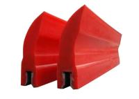 China Conveyor Belt Scraper Polyurethane Blade Industrial Mining Conveyor Cleaning Solution for sale