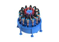 China PU Lined Mining Hydrocyclone Separator 75-500mm for Mineral Processing Classification for sale