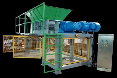 China Double Shaft Shredder 200mm Diameter Shaft for Heavy Loads for sale