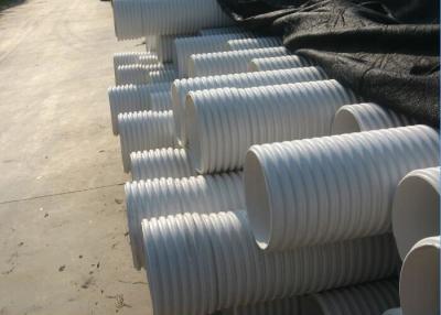 China Geocomposite Drain Hdpe Material Double Wall Corrugated Drainage Pipe for sale