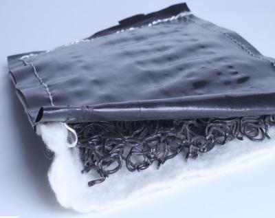China Black PP Hdpe Geonet Sheet With Geomembrane 2m Width High Hole Density for sale