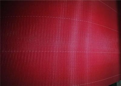 China Red / White Paper Machine Clothing Polyester Screen Mesh Insert Seam Type for sale