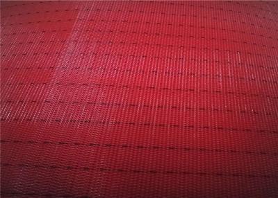 China Red / White Paper Machine Clothing Polyester Screen Mesh Insert Seam Type for sale